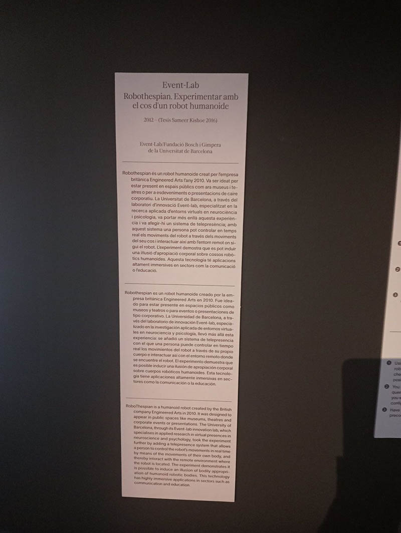 PhD Work with Robothespian on Display at Centre of Contemporary Culture ...